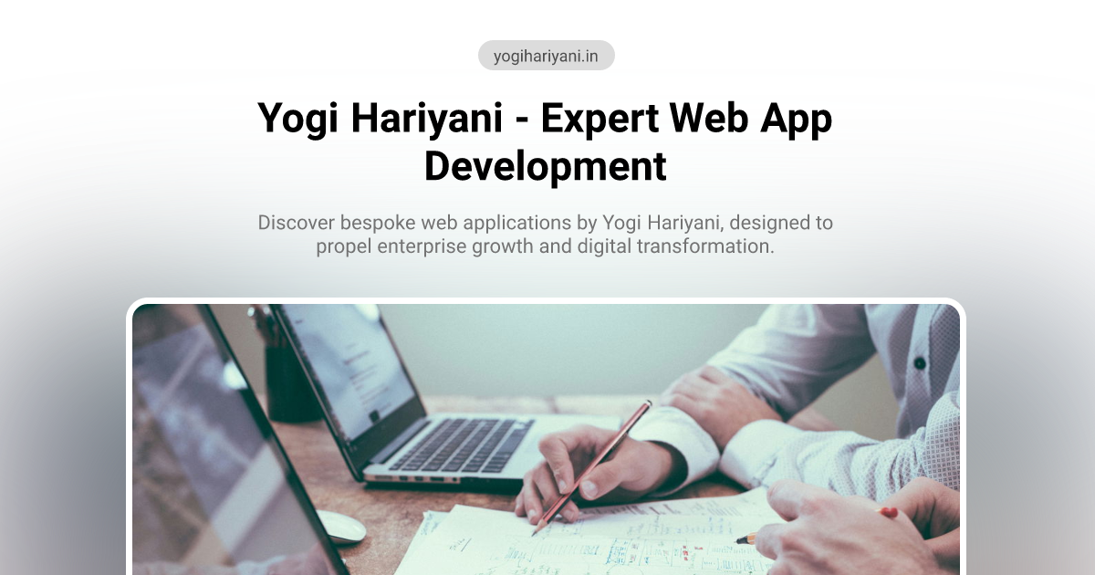 Yogi Hariyani - Expert Web App Development
